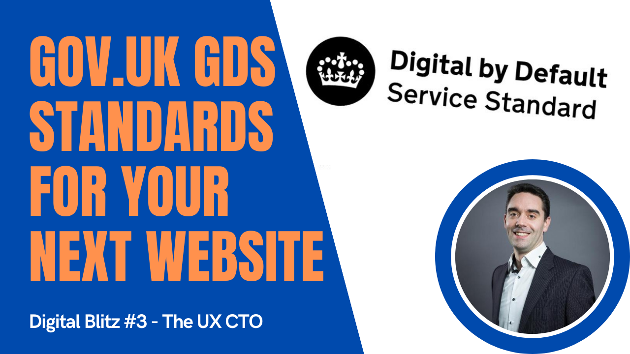 Every digital project should follow the GOV.UK Service Standard ...