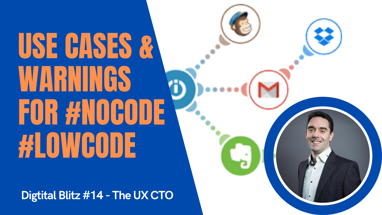 3 use cases & 2 warnings before you get into LowCode/NoCode · Sylvain Reiter - The UX CTO