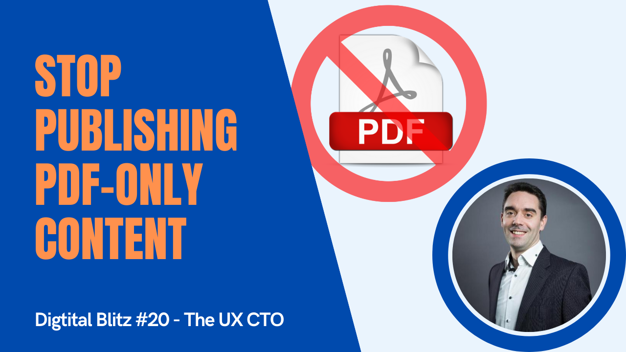 Stop publishing PDF-only content on your website · Sylvain Reiter - The ...