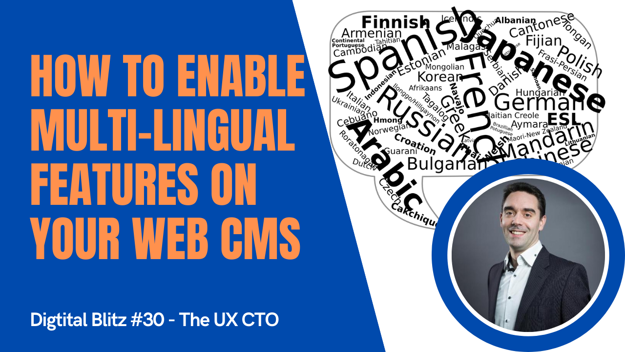 How to enable multi-lingual features on your website CMS · Sylvain ...